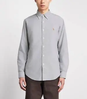 Polo Ralph Lauren Cotton Custom Fit Oxford Shirt - Grey