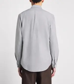 Polo Ralph Lauren Cotton Custom Fit Oxford Shirt - Grey