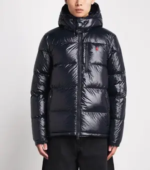 Polo Ralph Lauren Down-padded Gorham Glossed Jacket - Navy