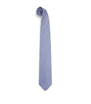 Corneliani Silk Patterned Tie - Navy