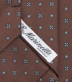 E. MARINELLA Silk Geometric Tie