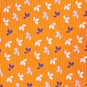 E. MARINELLA Silk Leaf Print Tie