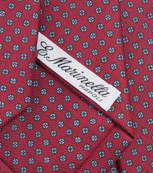 E. MARINELLA Silk Printed Tie