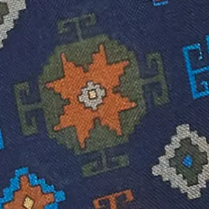 E. MARINELLA Wool-silk Geometric Print Scarf