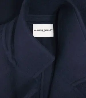 Maje Wool Longline Pea Coat