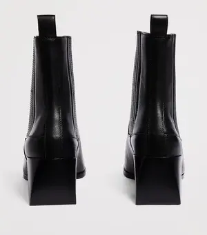 Sandro Leather Ankle Boots 55