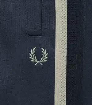 Fred Perry Two-tone Mesh Tape Sweatpants - Navy