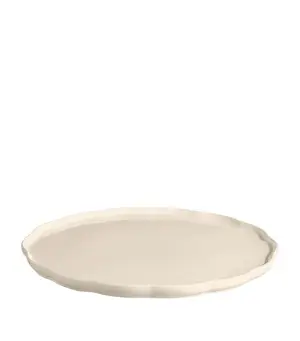 EMILE HENRY Ceramic Madeline Serving Plate - Beige