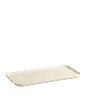 EMILE HENRY Ceramic Madeline Serving Tray - Beige