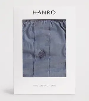 Hanro Cotton Woven Boxer Shorts