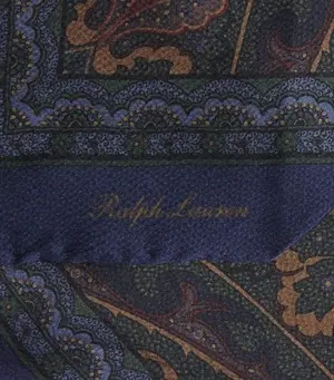 Ralph Lauren Purple Label Silk Paisley Neckerchief