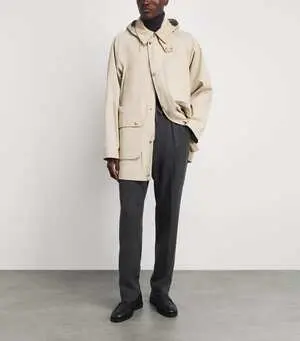 Ralph Lauren Purple Label Corduroy-collar Car Coat