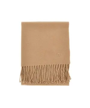 Max Mara Tasseled Scarf - Light Brown