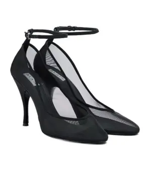Alaïa Mesh High Heels - Black