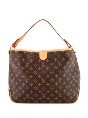 LOUIS VUITTON Delightful Handbag Monogram Canvas Pm Hobo Bag - Brown