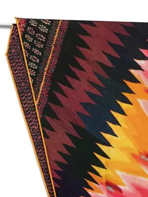 PIERRE-LOUIS MASCIA Geometric-print Scarf - Red