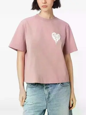 ALLSAINTS Trip Heart-print T-shirt - Pink