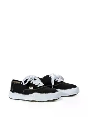 Mihara Yasuhiro Baker Og Sole Suede Low-top Sneakers - Black