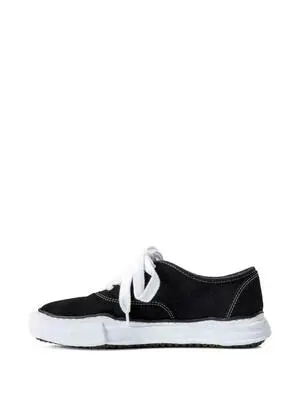 Mihara Yasuhiro Baker Og Sole Suede Low-top Sneakers - Black