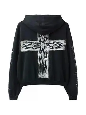 HELLSTAR Graphic-print Zip-up Hoodie