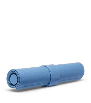 Smythson Leather Backgammon Travel Roll Set - Blue