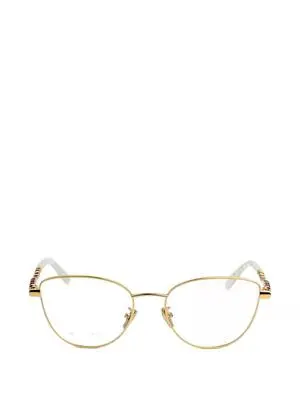 BVLGARI Serpenti Cat-eye Glasses - Gold