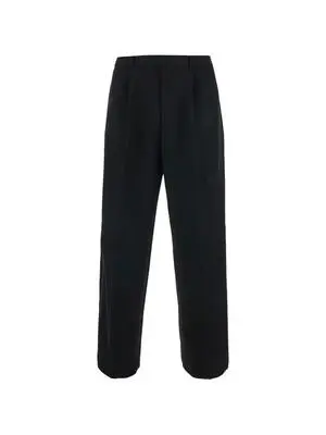 DUNST Pleated Straight-leg Trousers