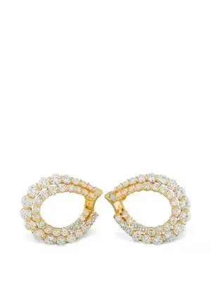Boucheron Diamond Hoop Earrings