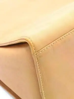 Loewe 2000s Anagram Leather Tote Bag - Neutrals