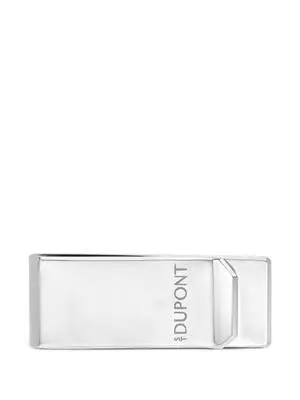 S.t. Dupont Engraved-logo Money Clip - Silver
