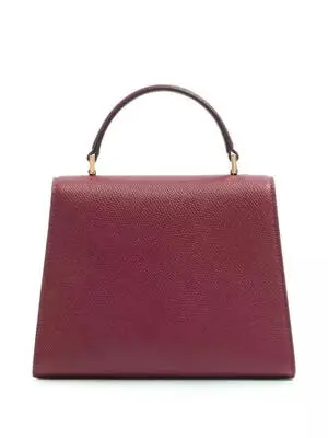 Valentino Garavani Vsling Small Handbag In Grainy Calfskin - Red