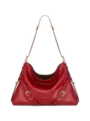 Givenchy Medium Voyou Bag Shiny Leather - Red