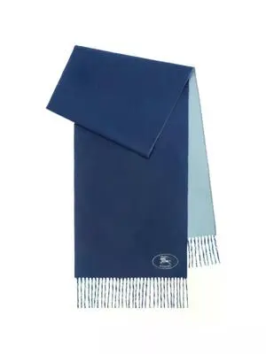 Burberry Knight Cashmere Scarf - Blue