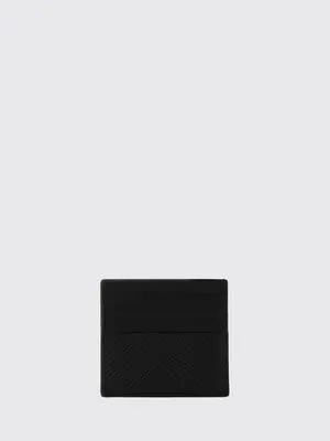 Loewe Leather Card Holder In Calfskin With A Chevron Pattern And Logo