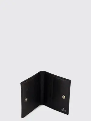 Gucci Gg Supreme Fabric Bifold Wallet With Web Detail And Leather Interior