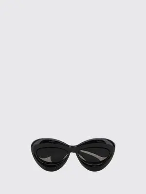Loewe Cat-eye Sunglasses In Acetate With Tone-on-tone Logo - Black