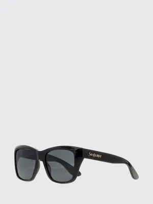 Saint Laurent Saint Laurent Women Saint Laurent Women Square Acetate Sunglasses Saint Laurent With Laminated Logo Black