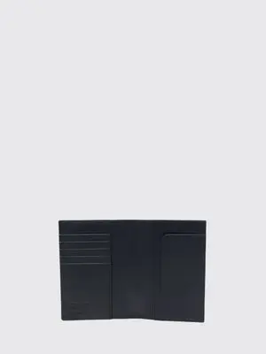 Loewe Anagram Compact Bifold Wallet In Bicolour Calfskin Leather