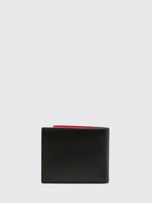 CHRISTIAN LOUBOUTIN Contrast Logo Calf Leather Bifold Wallet