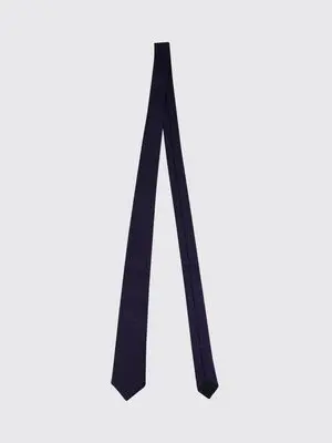 Gucci Tie In Pure Organic Silk With All-over Gg Monogram Pattern - Blue