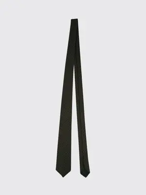 Gucci Tie In Pure Organic Silk With All-over Gg Monogram Pattern - Green