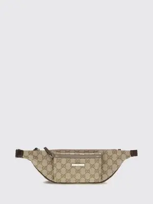 Gucci Gg Supreme Fabric Mini Bum Bag With Jacquard Monogram - Cream