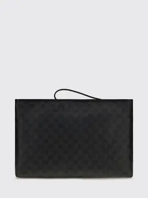 Gucci Essence Gg Canvas Pouch With Wrist Strap