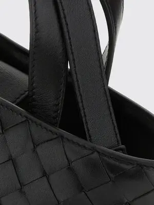 Bottega Veneta Intrecciato Woven Calfskin Leather Laptop Bag - Black