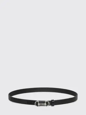 Gucci Smooth Calfskin Leather Belt With Horsebit Detail And Interlocking Closure - Black