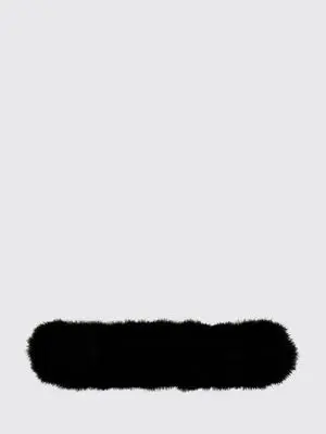 Gucci Contemporary Design Headband Crafted In Soft Shearling