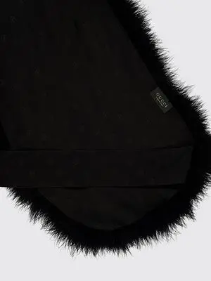 Gucci Contemporary Design Headband Crafted In Soft Shearling