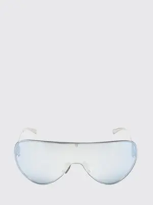 Gucci Aviator-style Shield Sunglasses In Metal With Engraved Logo
