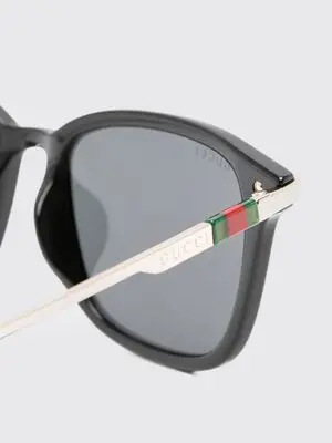 Gucci Aviator Metal And Acetate Sunglasses With Web Detail