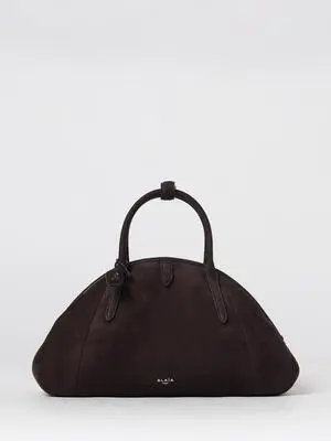 Alaïa Alaia Purse Handbag In Calfskin Leather With Double Handle And Suede Interior - Brown